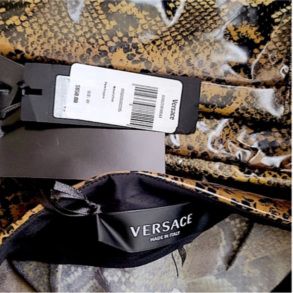 Versace | Pants & Jumpsuits | Python Slim Pants Versace | Poshmark